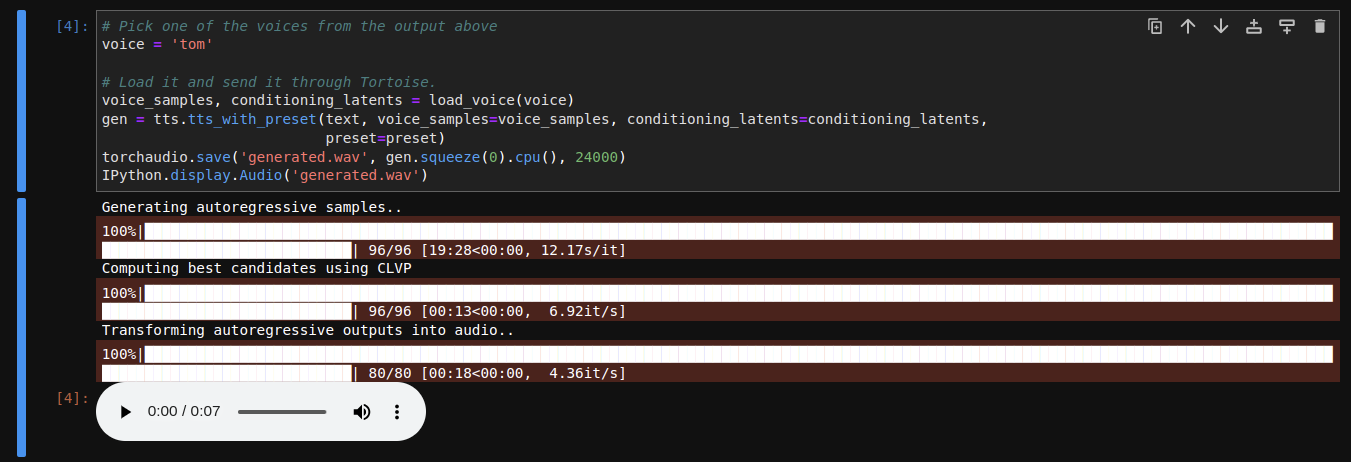 GitHub - manmay-nakhashi/tortoise-tts-fastest: Faster Tortoise ...