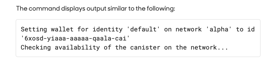 Mercury Onboarding Error While Following Docs Error Found Argument Canister Name Which