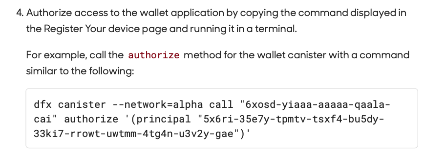 Mercury Onboarding Error While Following Docs Error Found Argument Canister Name Which