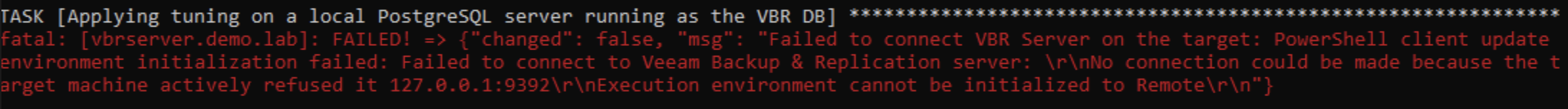 Update sample playbook to include pause · Issue #50 · VeeamHub/veeam-ansible · GitHub
