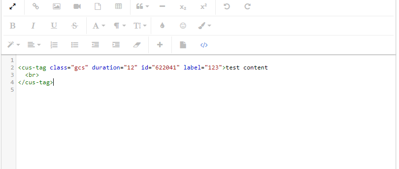 How to use custom tags? · Issue #2705 · froala/wysiwyg-editor · GitHub