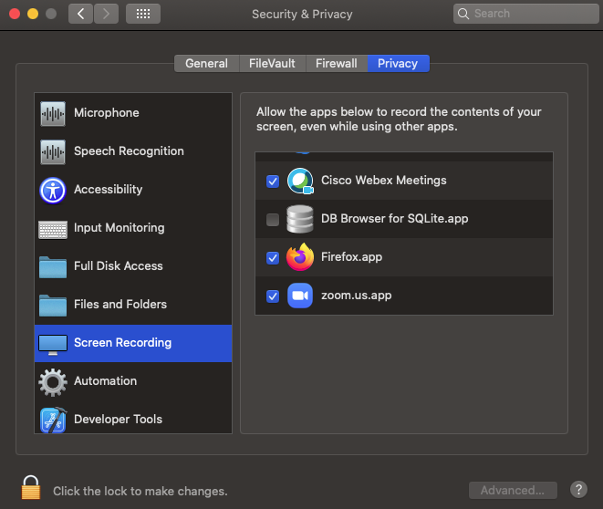 Why is SQLite Browser trying to record screen? · sqlitebrowser sqlitebrowser · Discussion #2577 ...