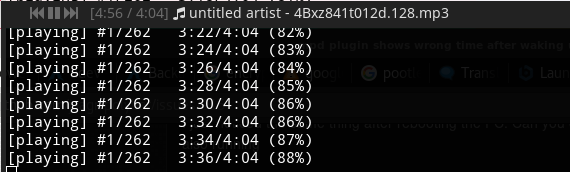 mpd plugin shows wrong elapsed time · Issue #915 · polybar/polybar · GitHub