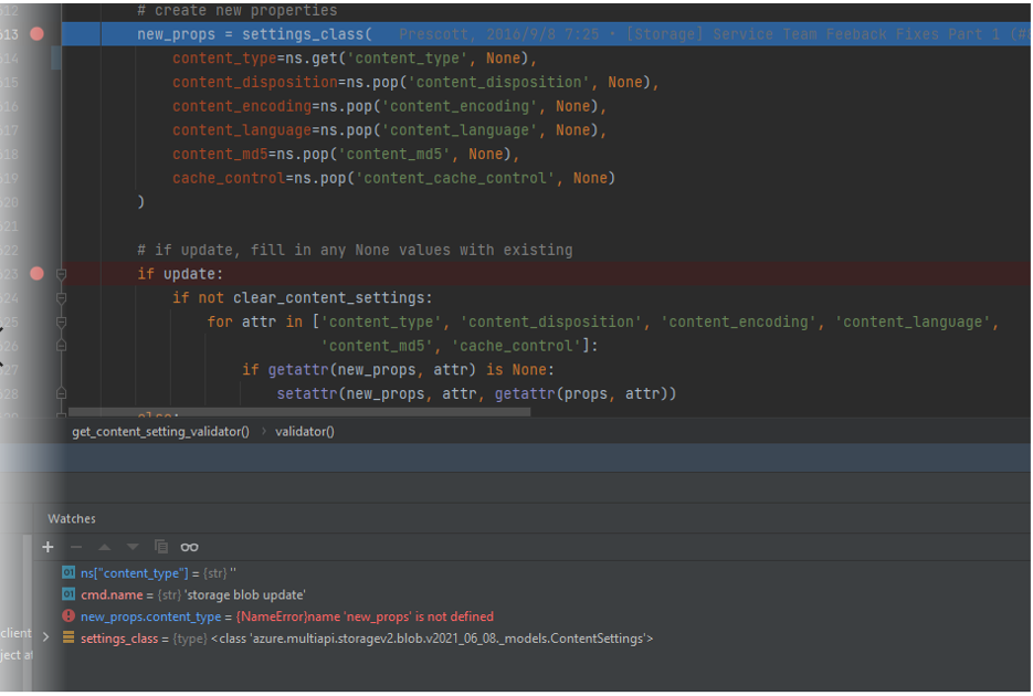 ContentSettings in storage blob makes empty string None · Issue #24515 ...