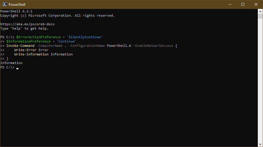 Remoting commands / background jobs / minishells don't consistently support capturing ...