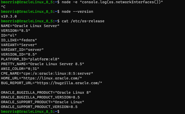 os.networkInterfaces hangs on Oracle Linux (WSL1) · Issue #8089 · microsoft/WSL · GitHub