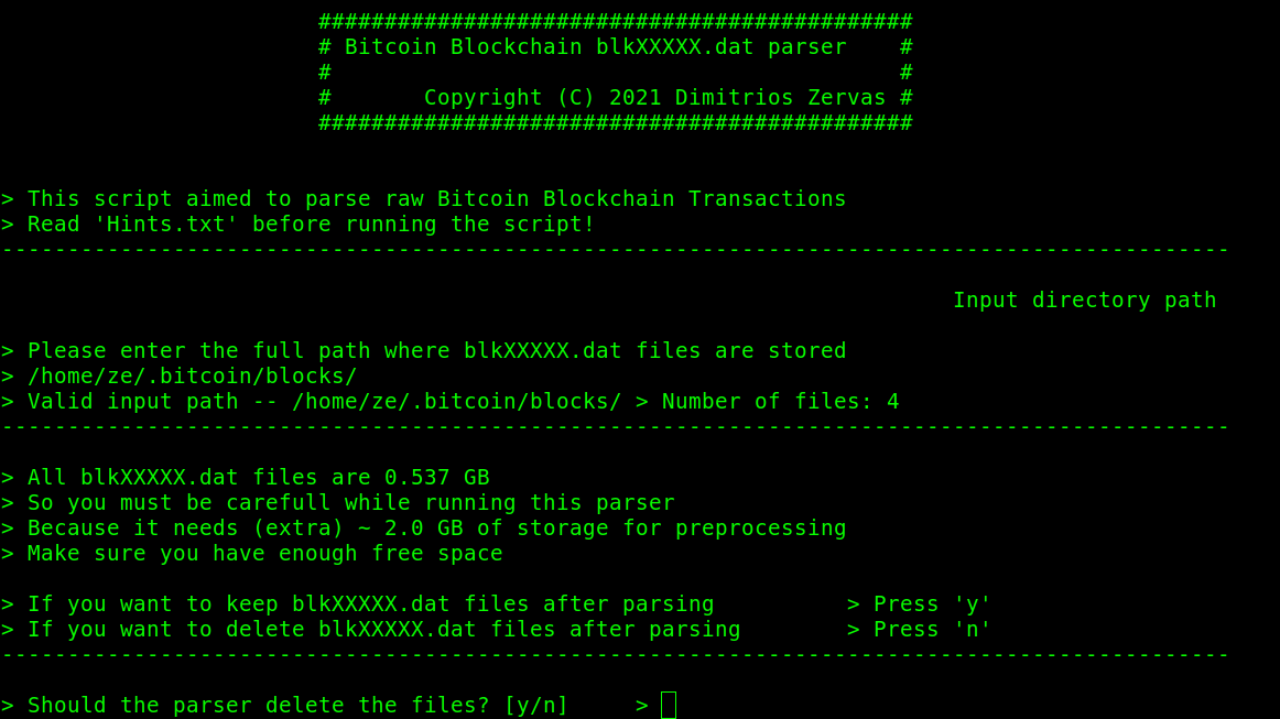 GitHub - dimitriszrv/Bitcoin_Blockchain_Parser: This script aims to parse raw Bitcoin Blockchain ...