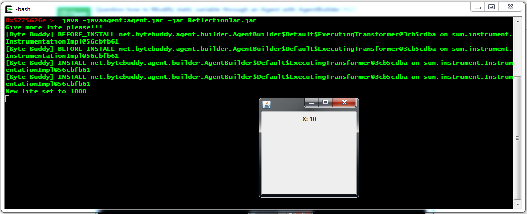 Question how to Modify static variable through an Agent with AgentBuilder · Issue #643 · raphw ...