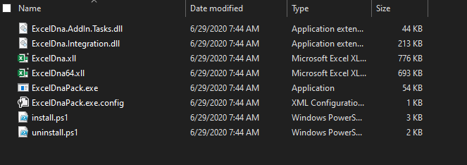 Major Virus guards detecting the ExcelDna.xll as MSIL/TrojanDropper.Agent.FGU and deleting ...