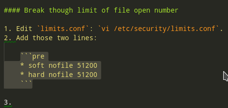 Markdown parsing mistake: code block with * cannot be parsed correctly in indented-ordered list ...