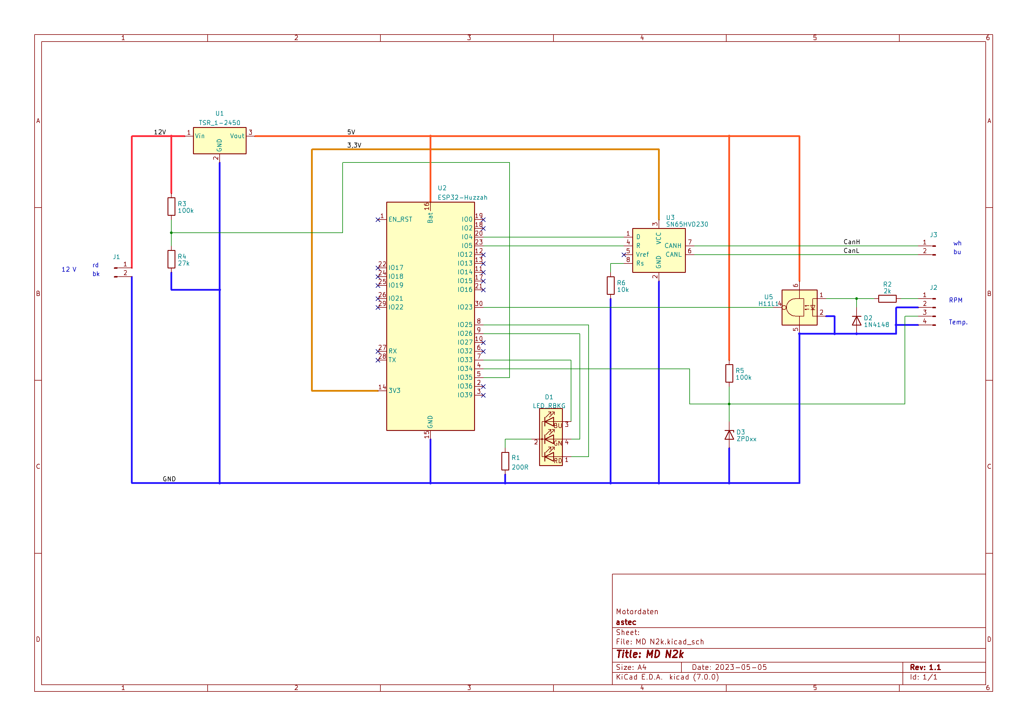 GitHub - gerryvel/Motordaten: Sailboat Motordata N2k
