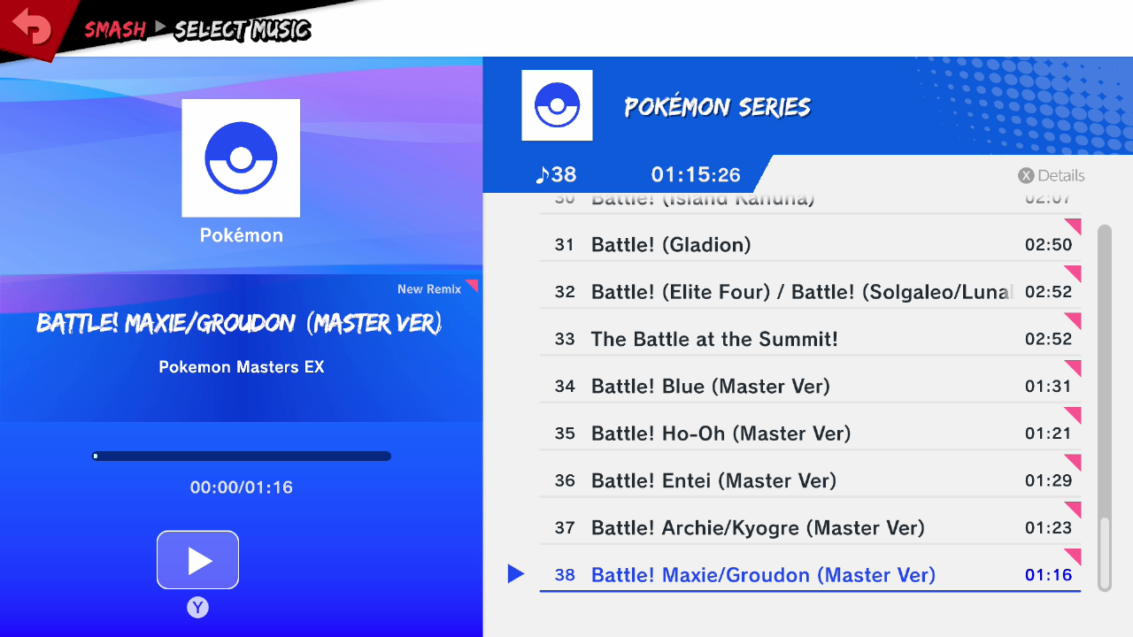 Added songs missing in Smash>Select Music Playlist · Issue #57 · Deinonychus71/Sma5hMusic · GitHub