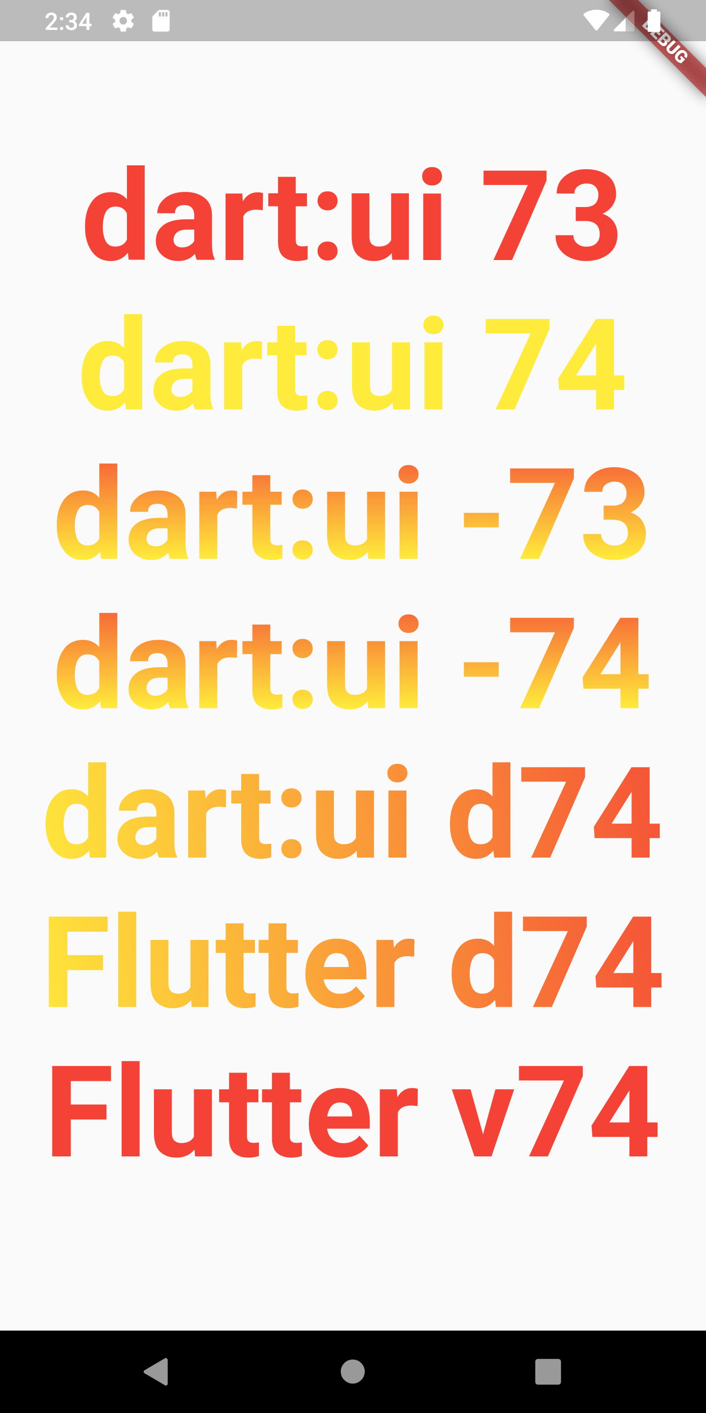 Vertical linear gradient on TextStyle not rendering as gradient · Issue ...