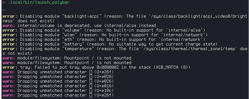 filesystem module not working on freeBSD · Issue #1627 · polybar ...