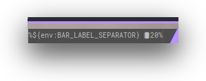 [Question] How to configure the bar to use separators like powerline does? · Issue #52 · polybar ...
