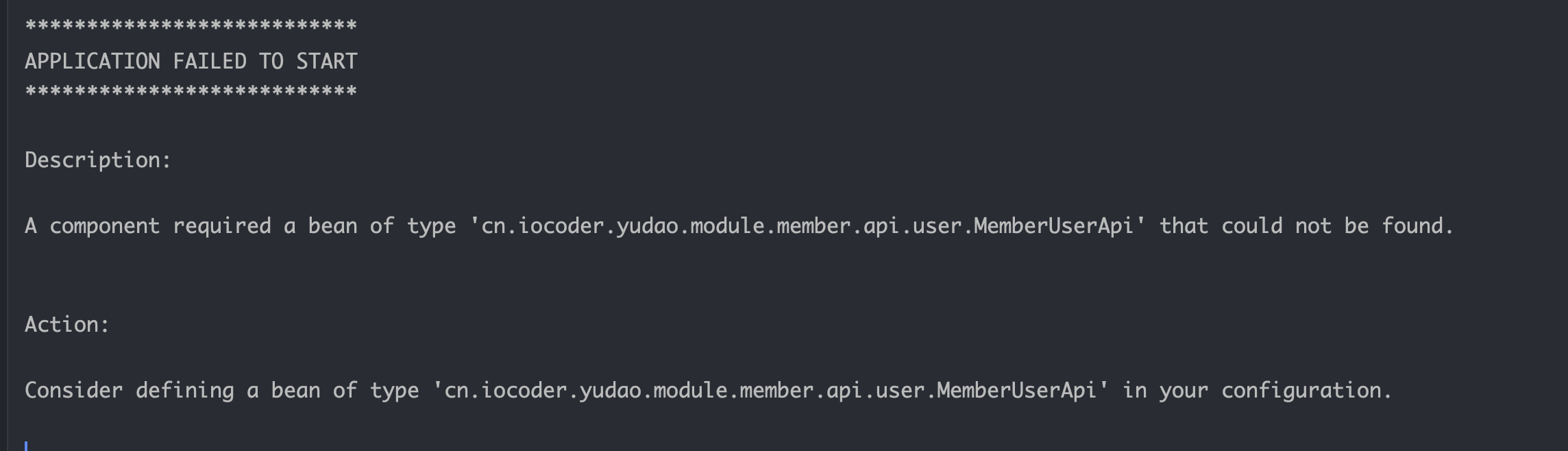 开启mall模块启动报错 · Issue #352 · YunaiV/ruoyi-vue-pro · GitHub