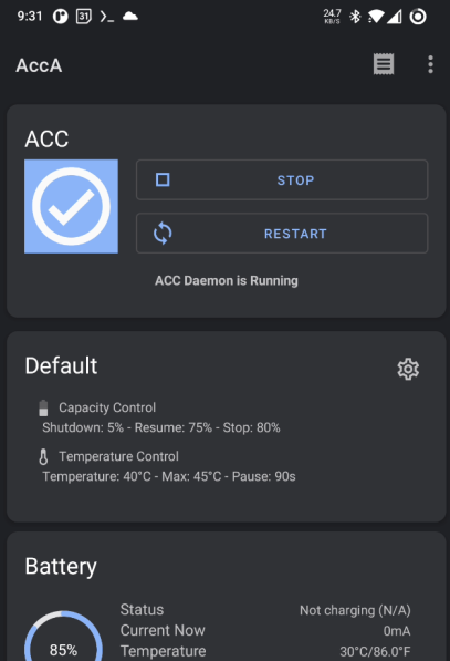 Possible battery idle solution for OnePlus devices · Issue #112 · VR-25/acc · GitHub