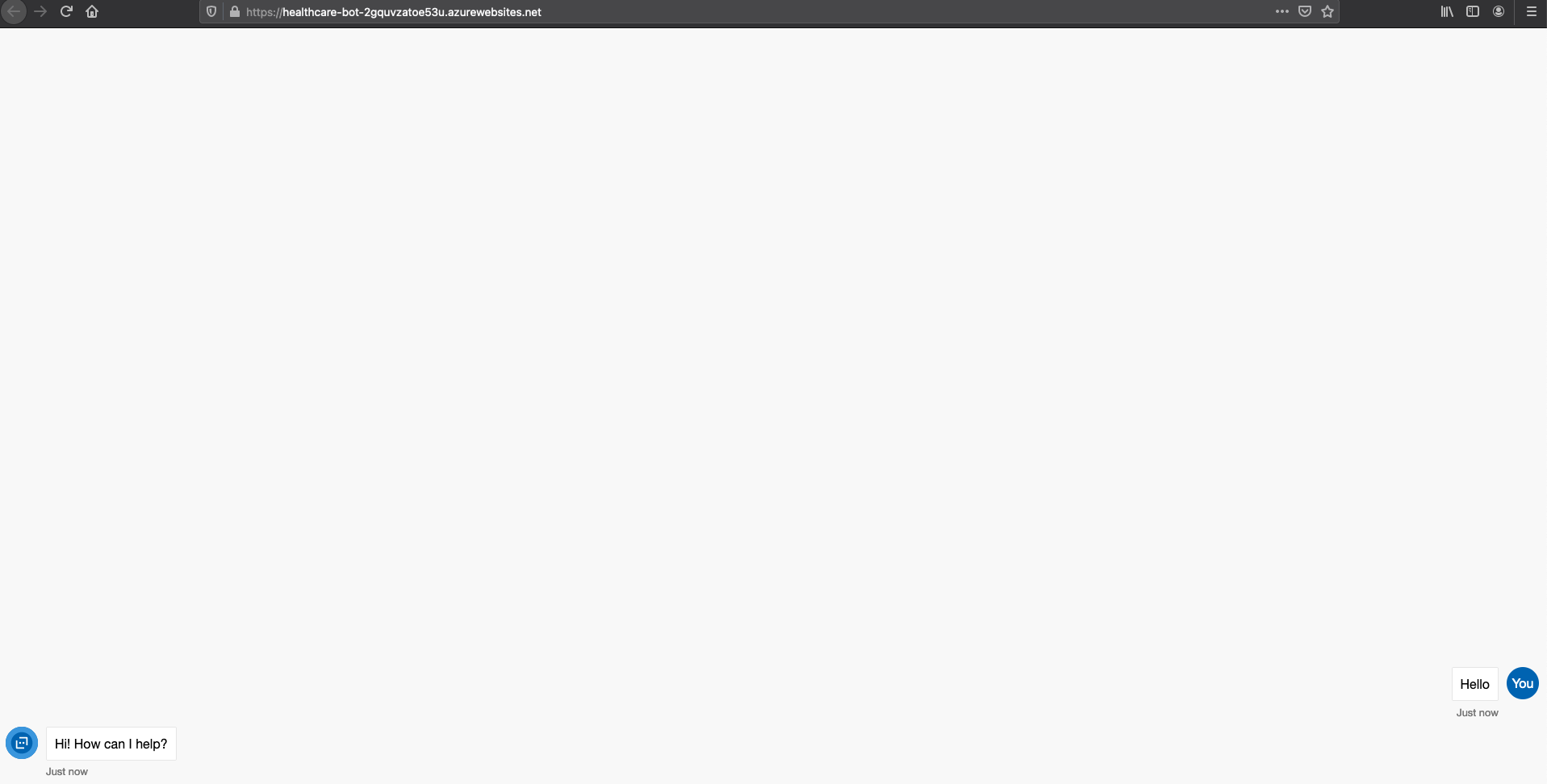 No users are currently waiting for an agent. · Issue #100 · microsoft/HealthBotContainerSample ...