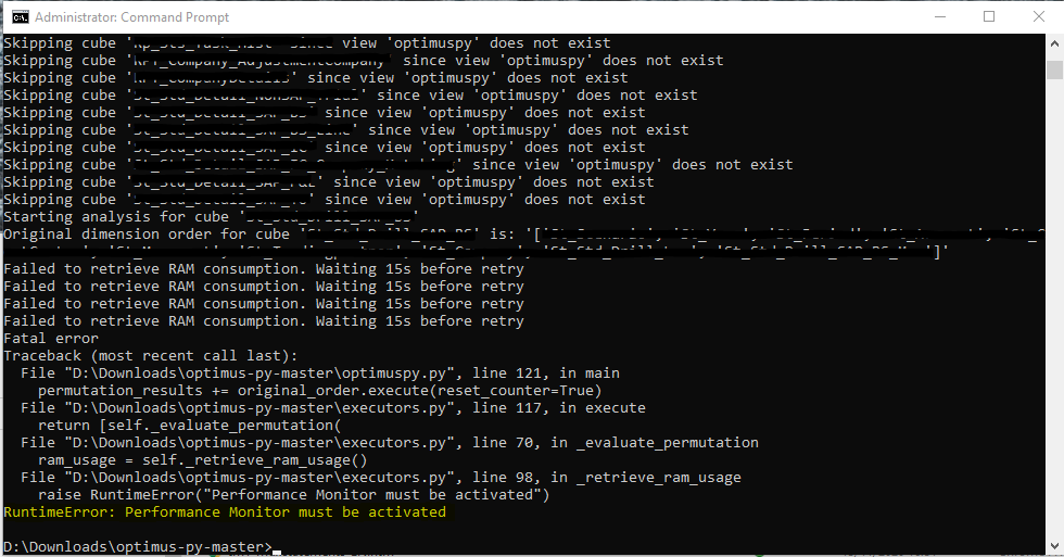 Configparser Error · Issue 26 · Cubewise Codeoptimus Py · Github 