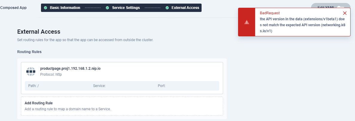 Failed To Deploy Sample App · Issue 4283 · Kubespherekubesphere · Github