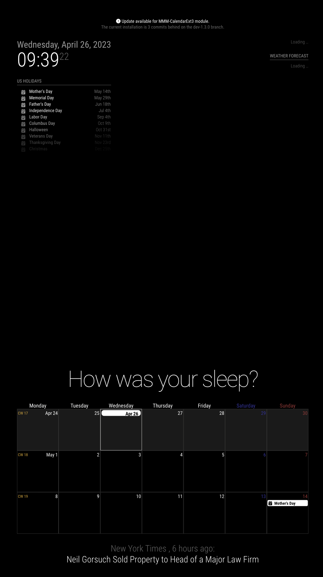 MMM-CalendarExt3 config.js · MMRIZE MMM-CalendarExt3 · Discussion #64 · GitHub