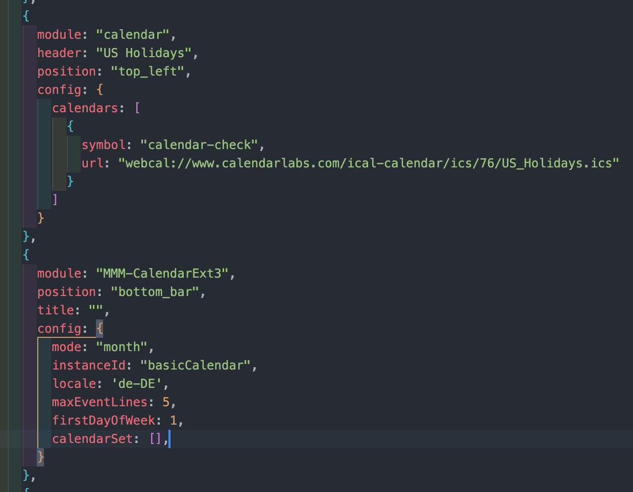 MMM-CalendarExt3 config.js · MMRIZE MMM-CalendarExt3 · Discussion #64 · GitHub