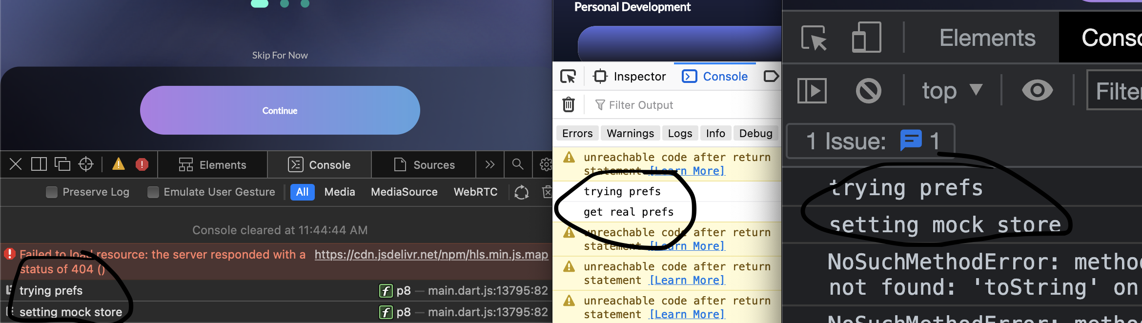 [shared_preferences] (web) Cannot read properties of null (reading 'toString') on getInstance ...