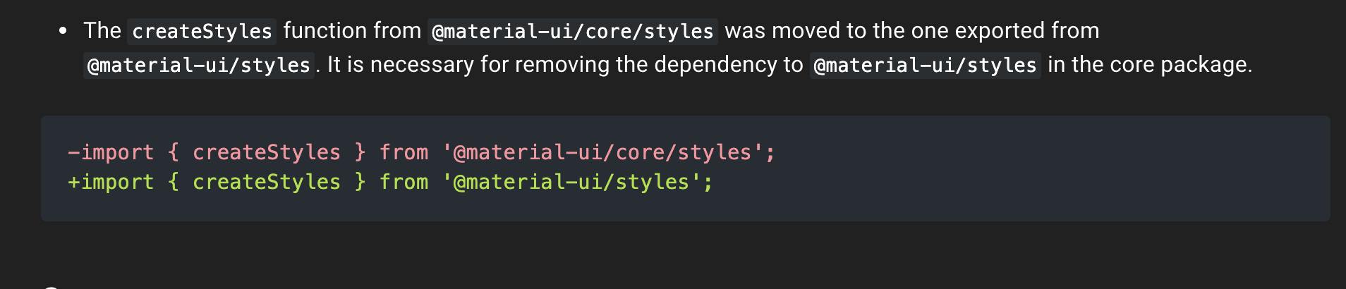 Can't resolve '@material-ui/core/styles/colorManipulator' with Material ...