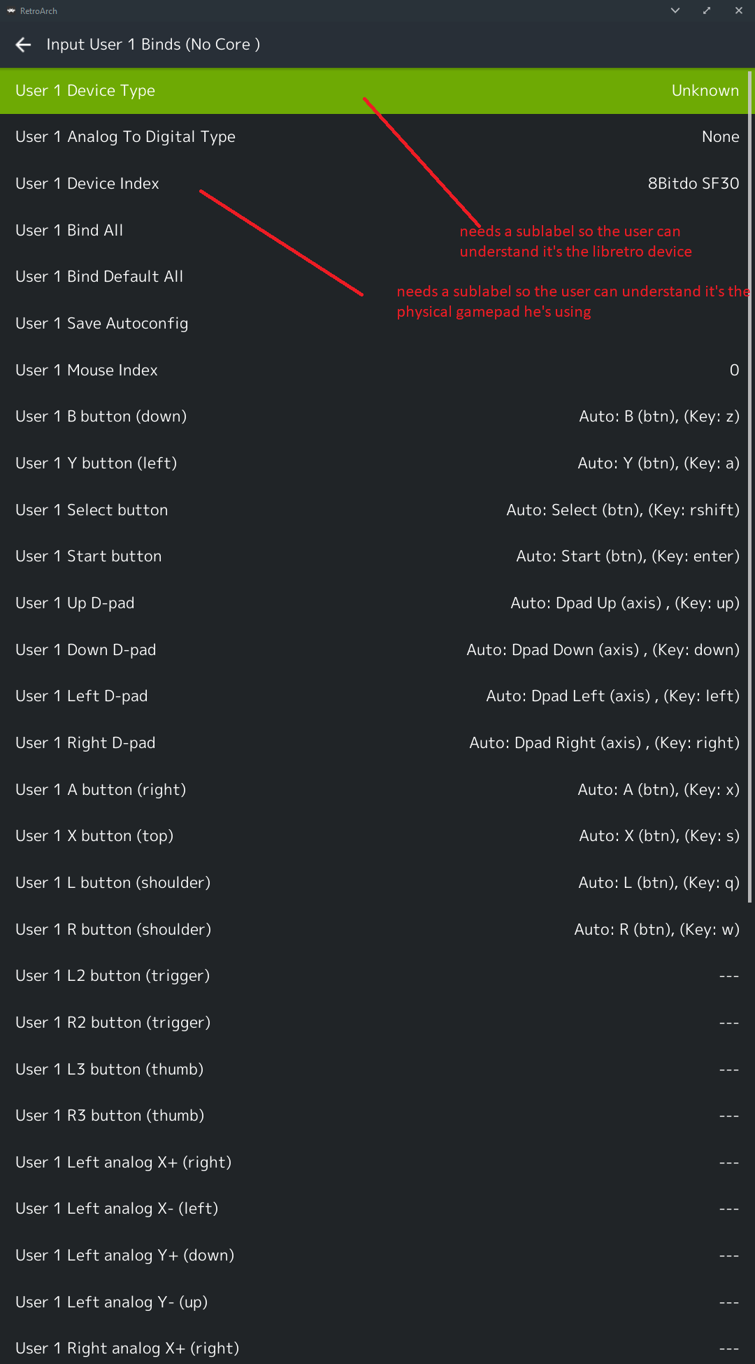 Settings re-ordering / pruning / re-categorization · Issue #6600 · libretro/RetroArch · GitHub