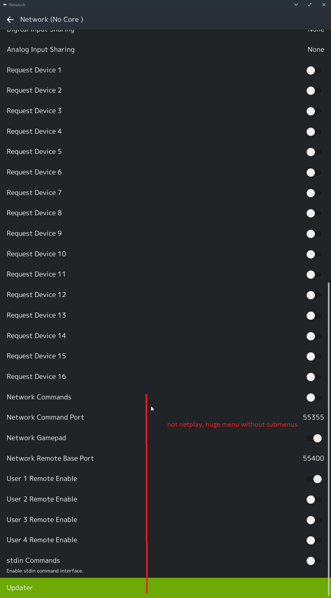 Settings re-ordering / pruning / re-categorization · Issue #6600 · libretro/RetroArch · GitHub