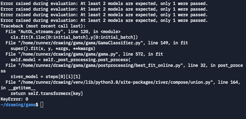 Error raised during evaluation - OAML · Issue #146 · openml-labs/gama · GitHub