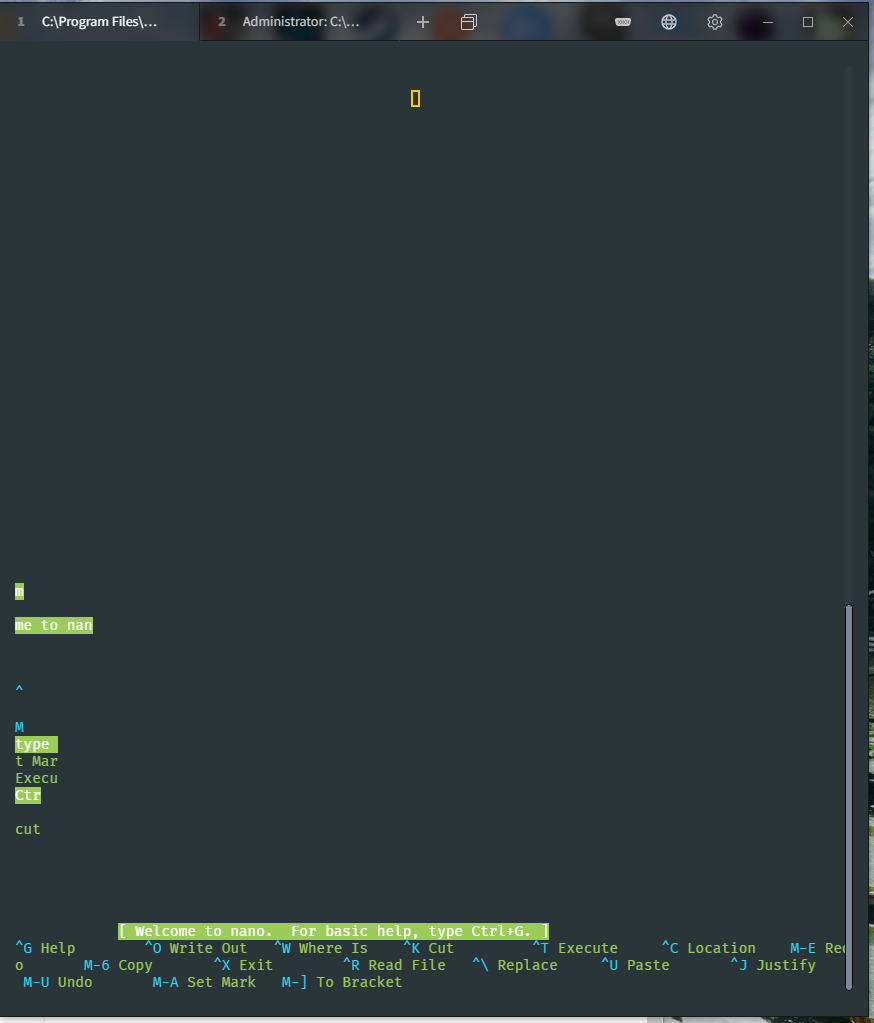 Cursor does not work in nano · Issue #2811 · Eugeny/tabby · GitHub
