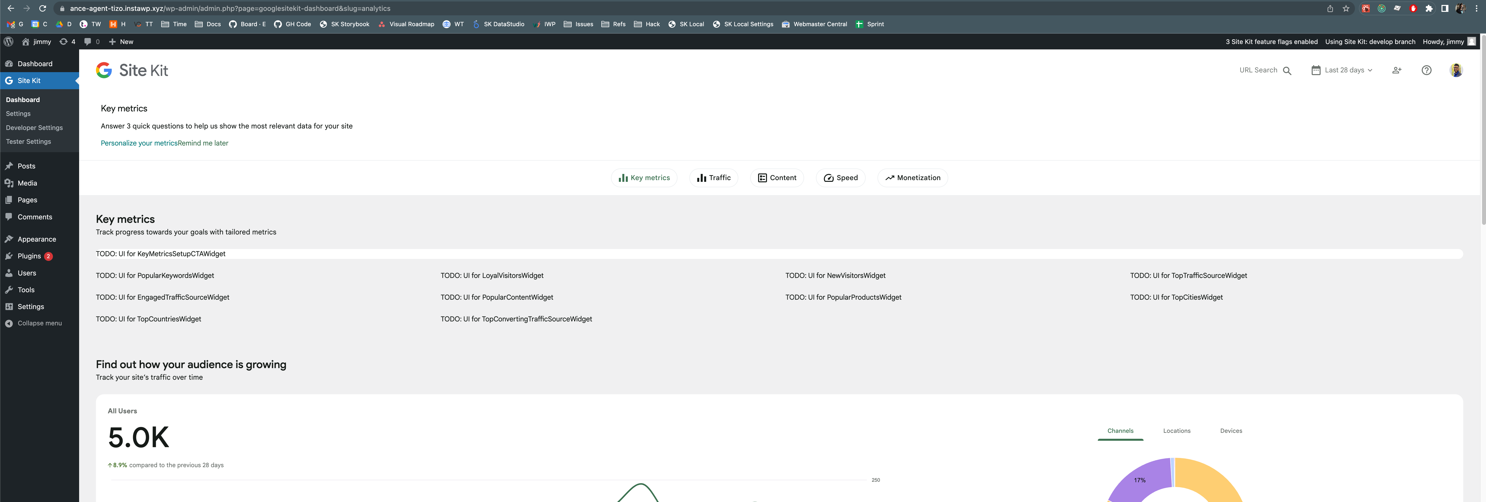 Scaffold Key metrics Setup CTA on Main Dashboard · Issue #6209 · google ...