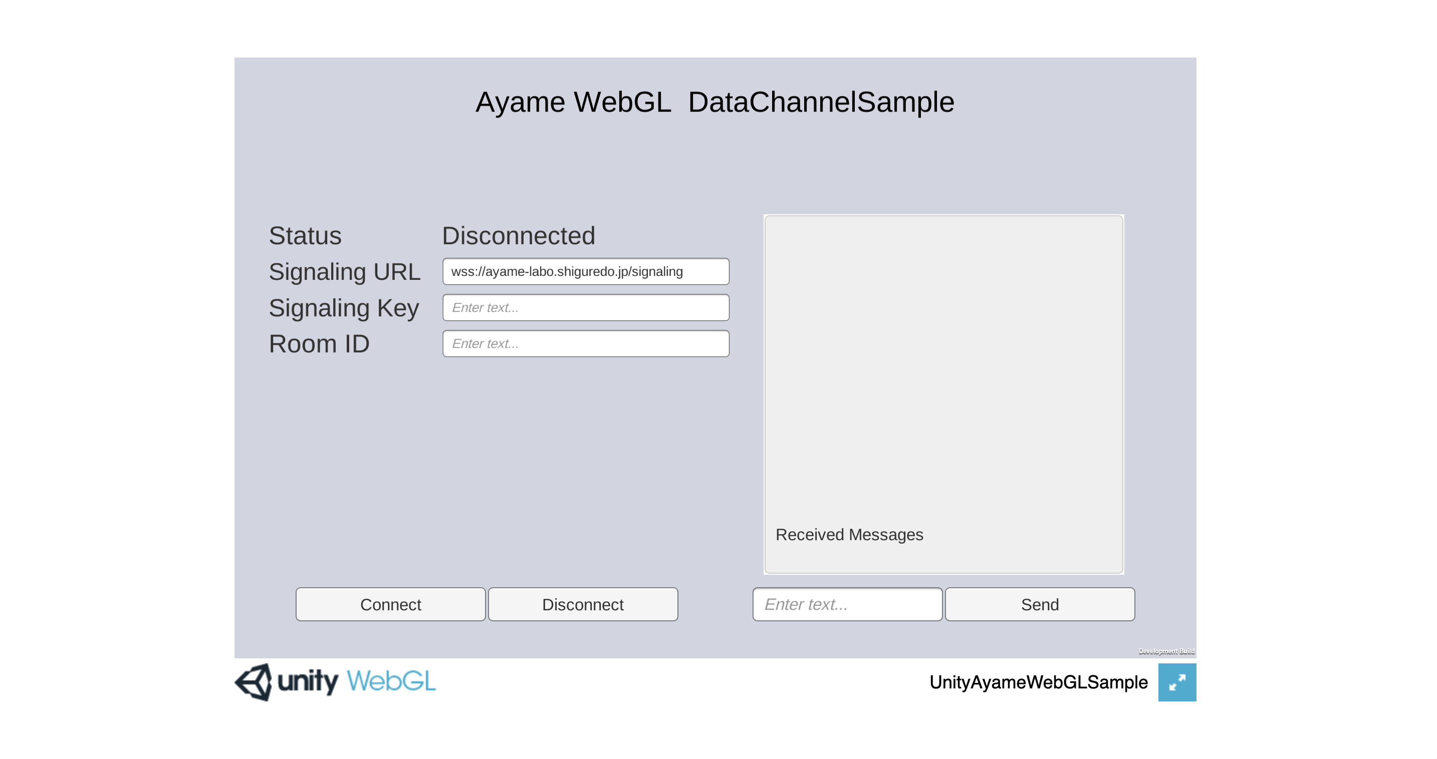 GitHub - tarakoKutibiru/UnityAyameWebGLSample: This is a sample of using WebRTC with Unity's ...