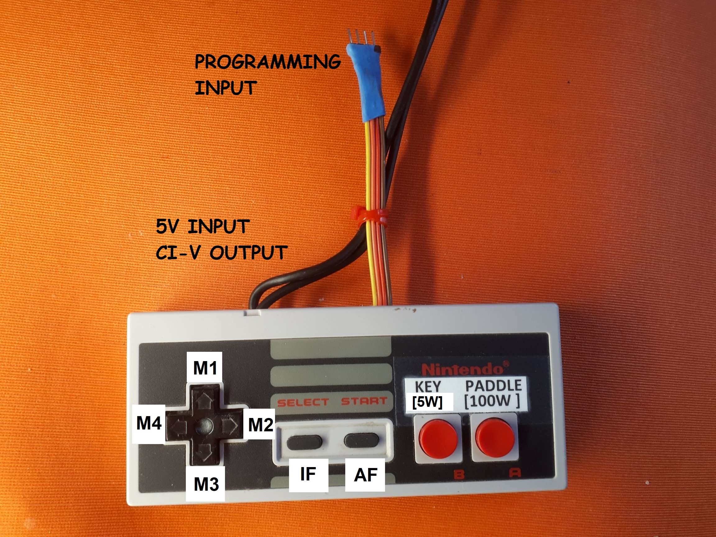 GitHub - on7dq/Icom-IC-7300-Paddle-Key-Switch: Avoid having to push 8 ...