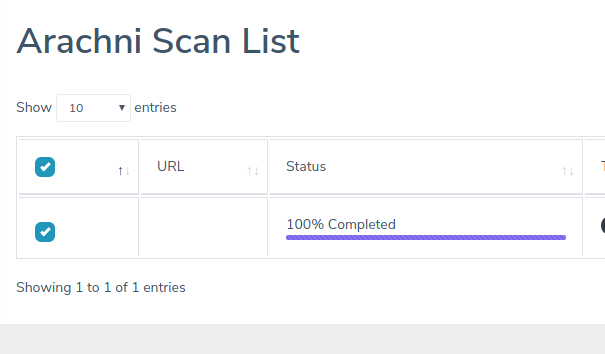Arachni Url empty · Issue #302 · archerysec/archerysec · GitHub