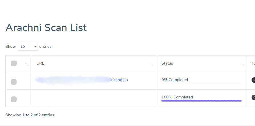 Arachni Url empty · Issue #302 · archerysec/archerysec · GitHub