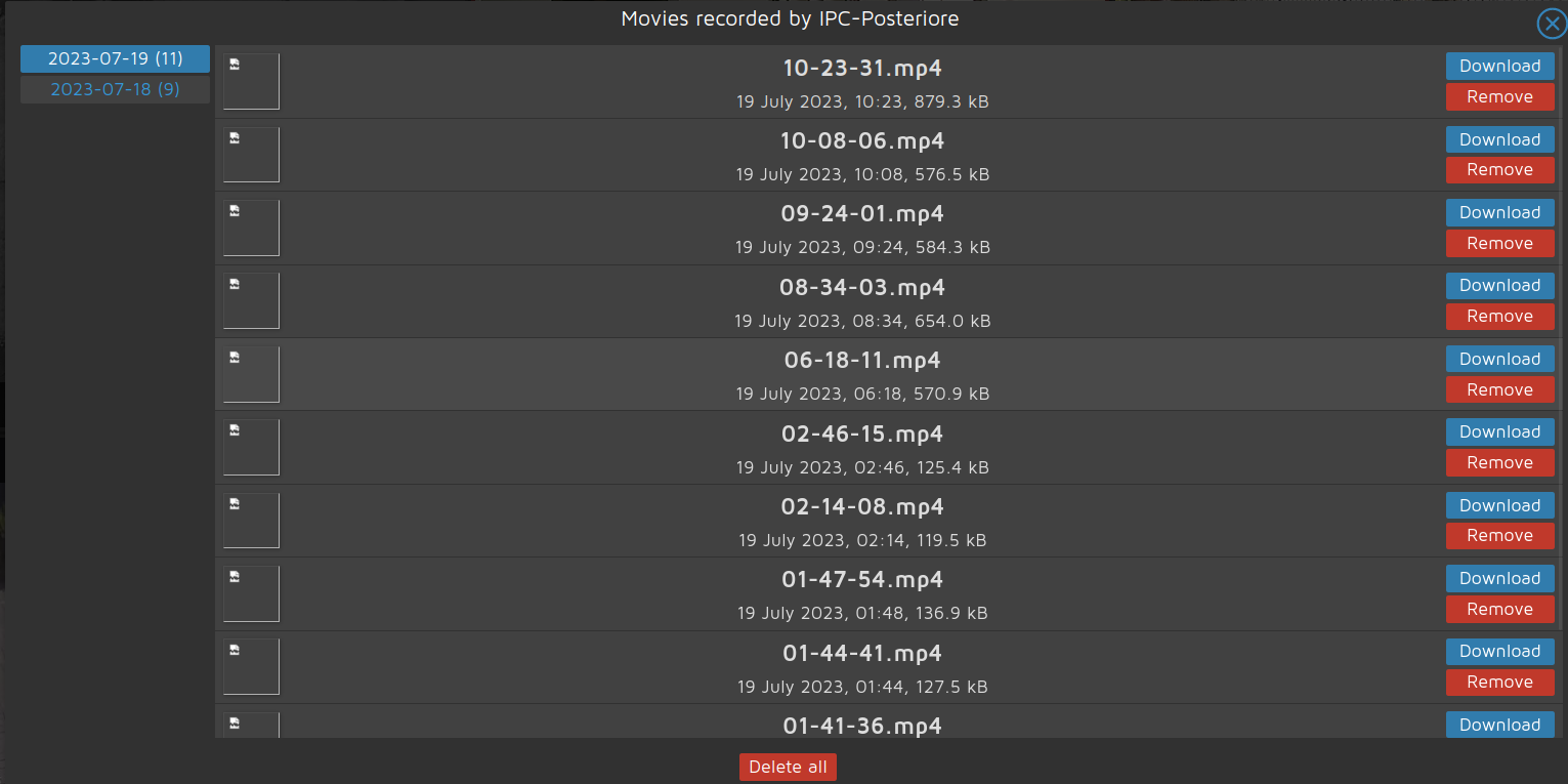 no previews for recorded videos on dev/edge docker · Issue #2795 · motioneye-project/motioneye ...