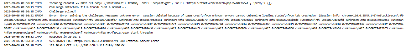 failing to solve · Issue #890 · FlareSolverr/FlareSolverr · GitHub