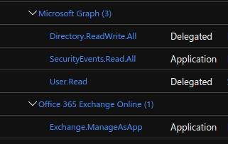 ConfidentialClientApplication.acquire_token_for_client(scope) returning token with no role/scope ...