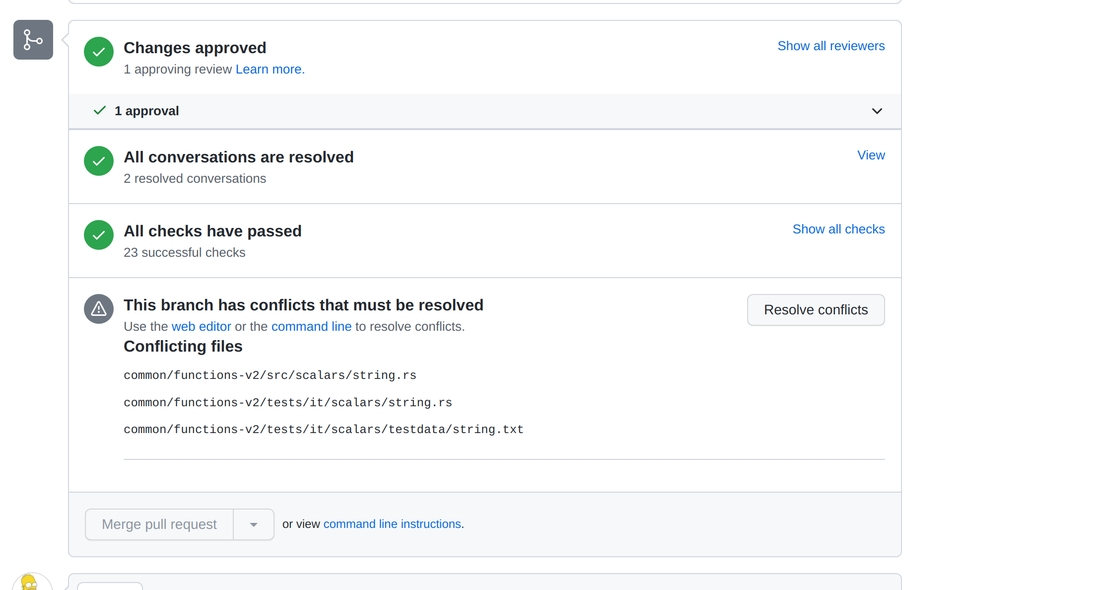 Add Conflicting Files Checks To Ci · Issue 6788 · Datafuselabs Databend · Github