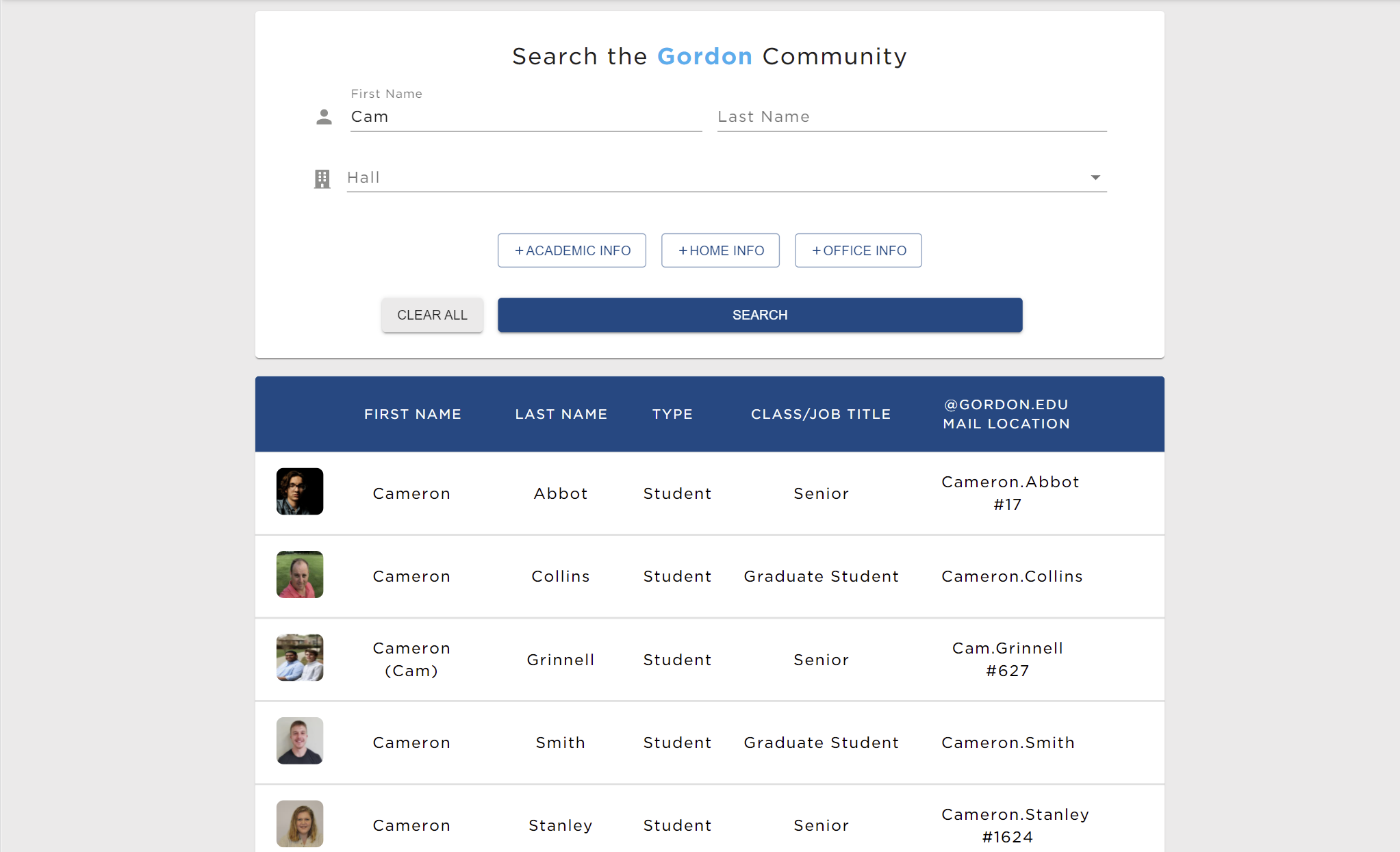 Consider how pressing 'enter' works on People Search · Issue #1133 · gordon-cs/gordon-360-ui ...