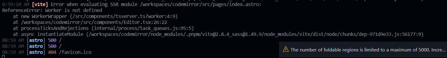🐛 BUG: Workers don't work in tsx files, it give an SSR error · Issue #2670 · withastro/astro ...