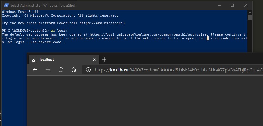az login sends me to localhost url · Issue #16823 · Azure/azure-cli ...