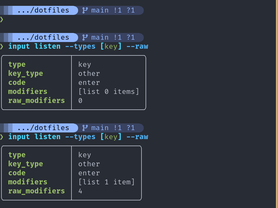Shift + Enter is not passed down to nushell correctly · Issue #7256 · alacritty/alacritty · GitHub