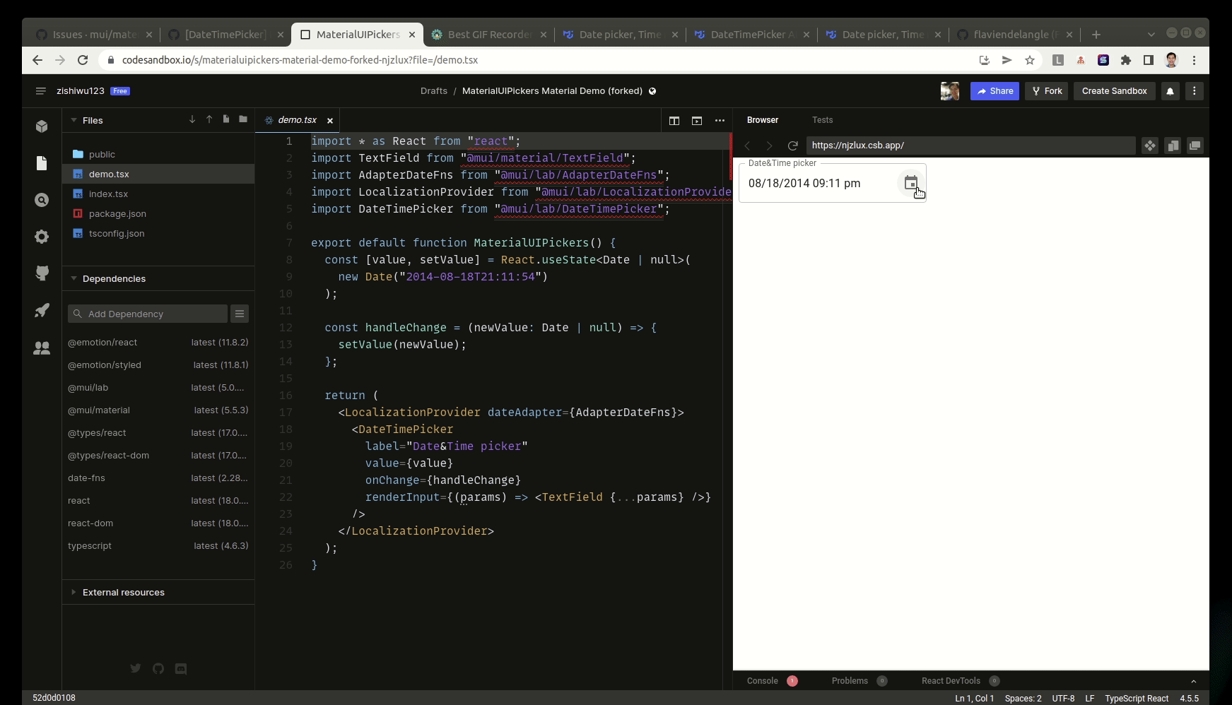 [DateTimePicker] Resets to the previous state after clicking away ...