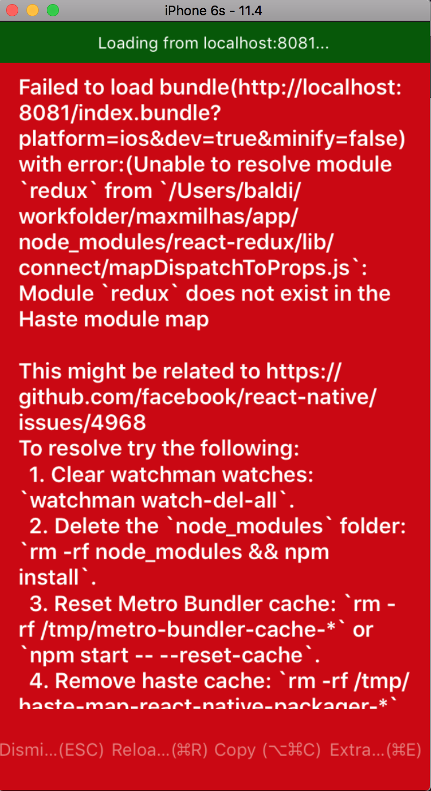 Problem with redux dependency · Issue #34 · magicismight/react-native-root-siblings · GitHub