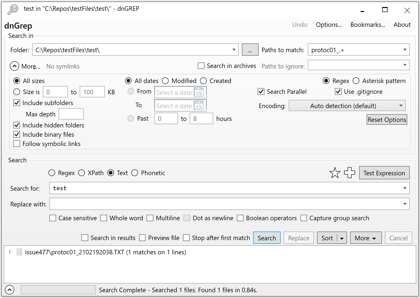 Feature request: group capture on "Paths do match" and use them in "Search for" and/or "Replace ...