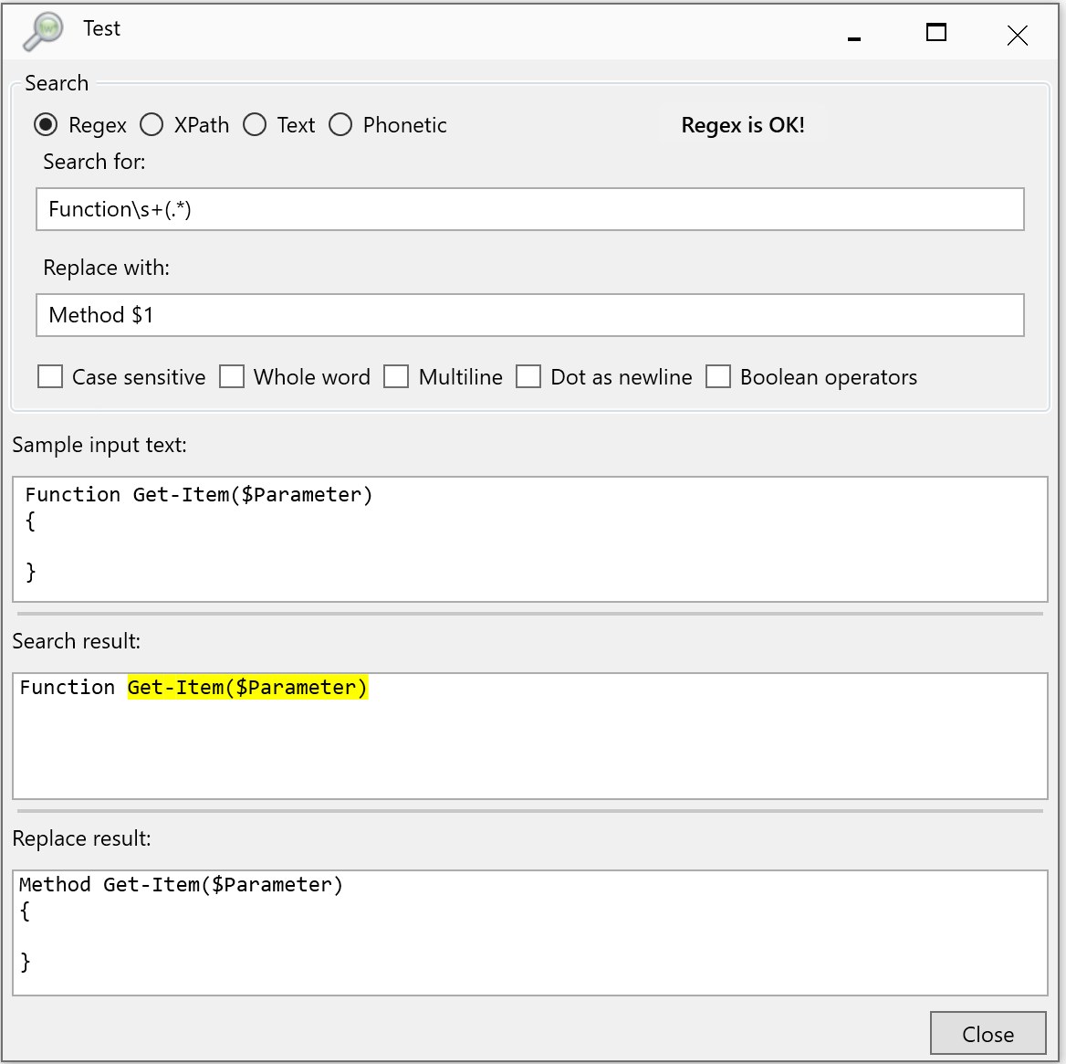 Regex with Group: Highlight the group match only · Issue #365 · dnGrep/dnGrep · GitHub