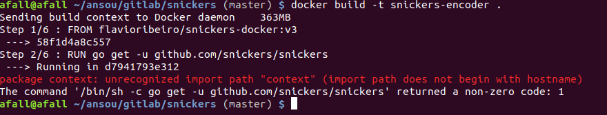 Package context: unrecognized import path "context" (import path does not be begin with hostname ...